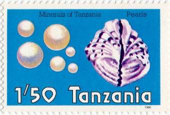 Timbres de Tanzanie - Volcanologie Minéralogie